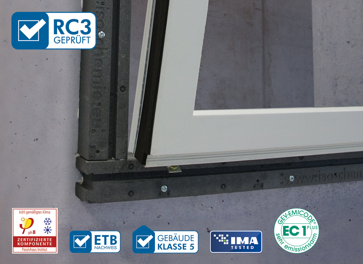 Vorwandmontagesystem von ISO-Chemie ist als einbruchhemmend ...