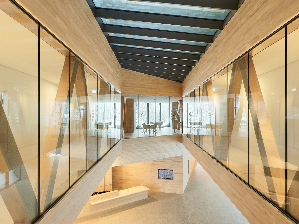 Promat-Glaswände im Neubau des Nationalparkzentrums Ruhestein - bauhandwerk