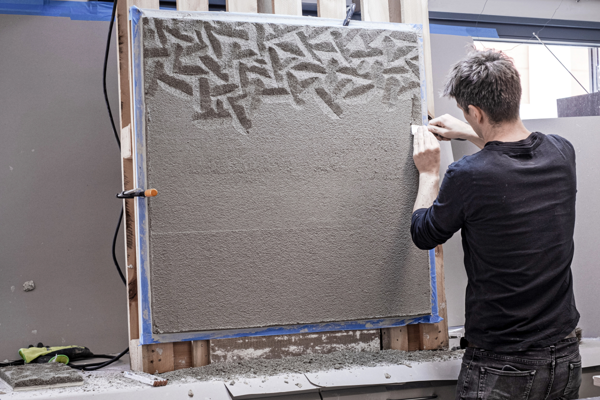 bauhandwerk-Serie über Strukturputze: Wie modellierter Putz entsteht ...