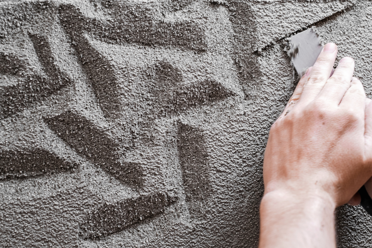 bauhandwerk-Serie über Strukturputze: Wie modellierter Putz entsteht ...