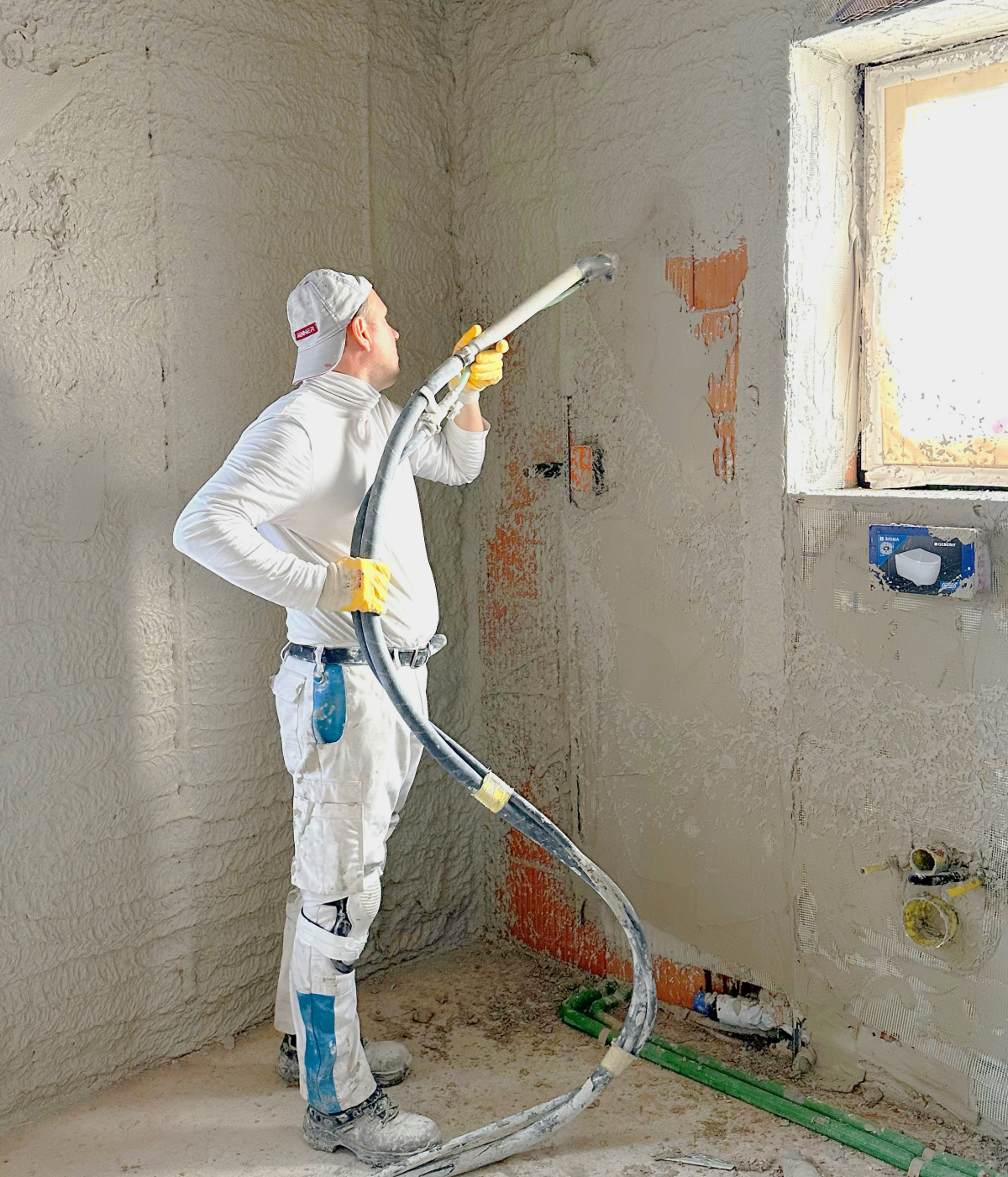 Mineralischer Filzputz - bauhandwerk