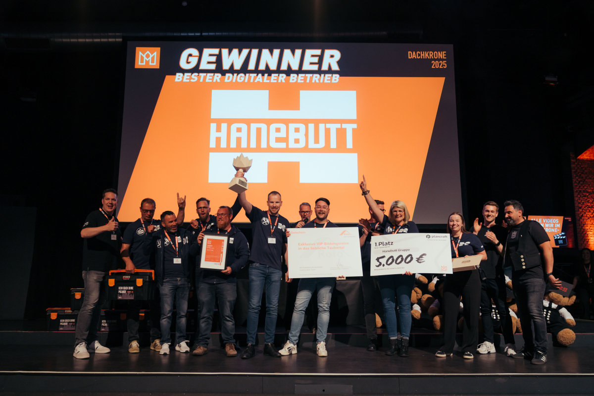 Zahlreiche Gäste und ausgelassene Stimmung beim Deutschen Dachpreis ...