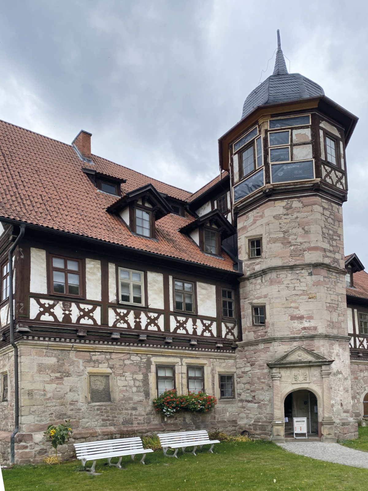 Markantes Sichtfachwerk - bauhandwerk