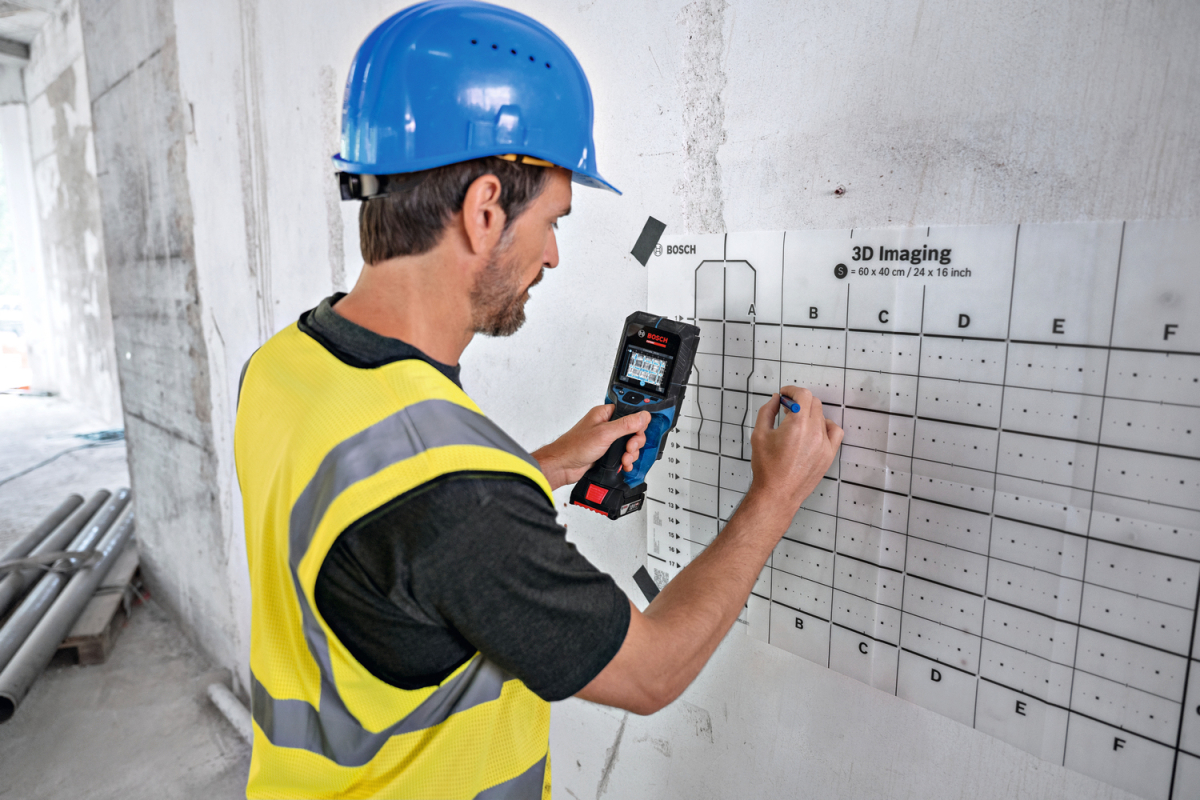 Wandscanner mit KI-gestützter Radartechnologie - bauhandwerk